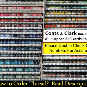 Coats & Clark S910 - Dual Duty Xp | All Purpose Thread - Etsy