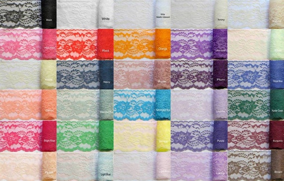 Four inch Scalloped Lace Trim by the yard | Etsy