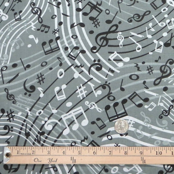 Music Note Fabric - Etsy