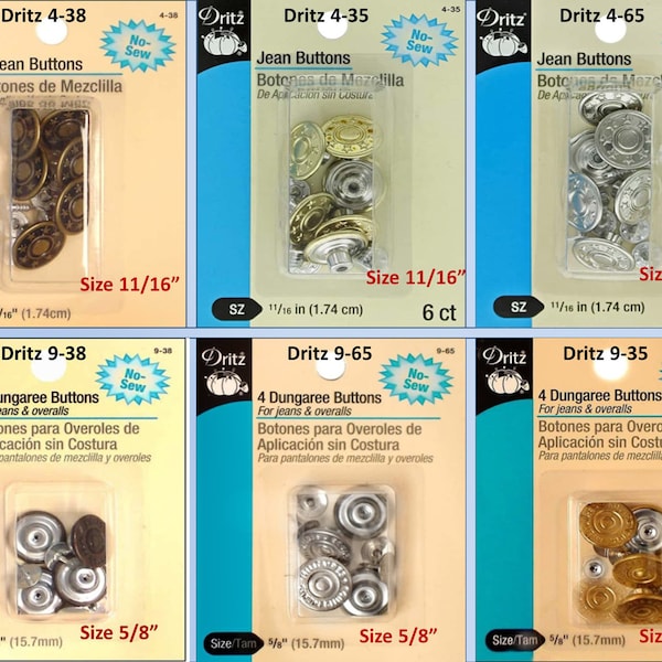 Metal Jean Buttons - Etsy