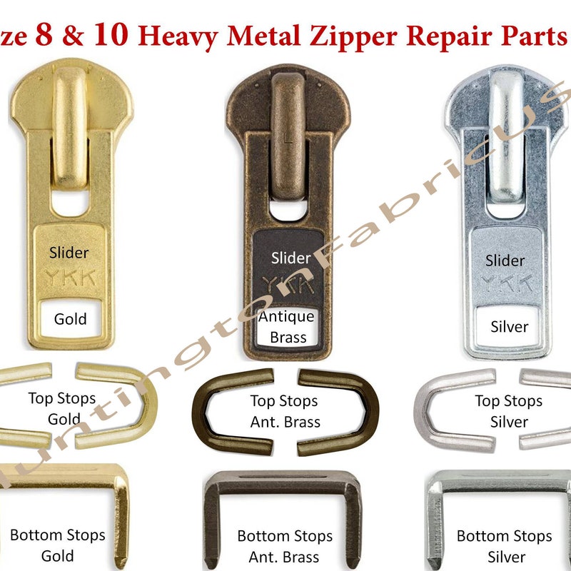 Metal 10 Zipper Slider - Etsy