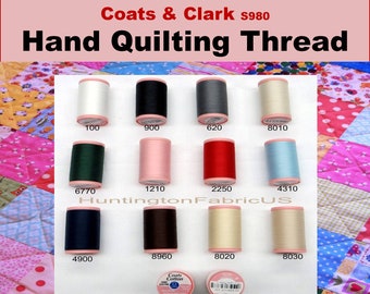 Hand Quilting Thread Coats & Clark S960 - Etsy