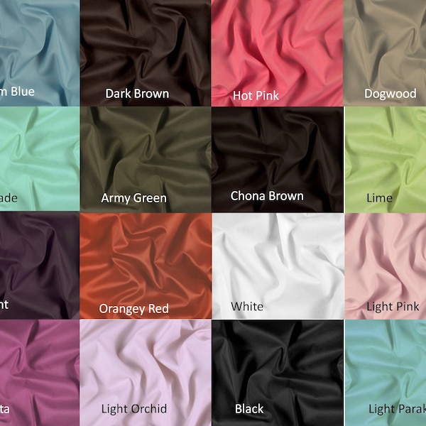 Cotton Sateen Fabric - Etsy