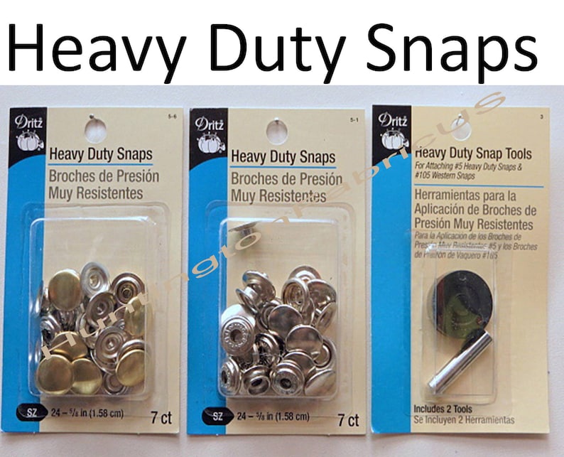Heavy Duty Snaps - Etsy
