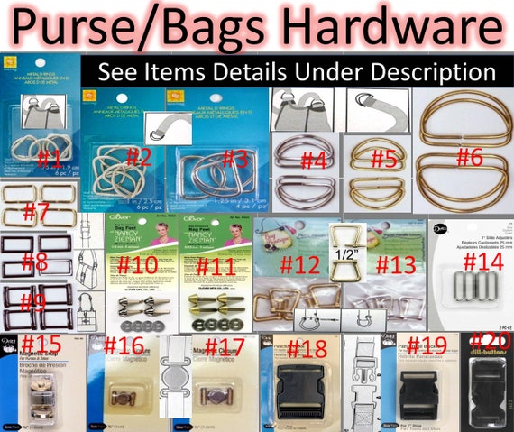 Purse Hardware Handbag Hardware Handbag Accessories | Etsy