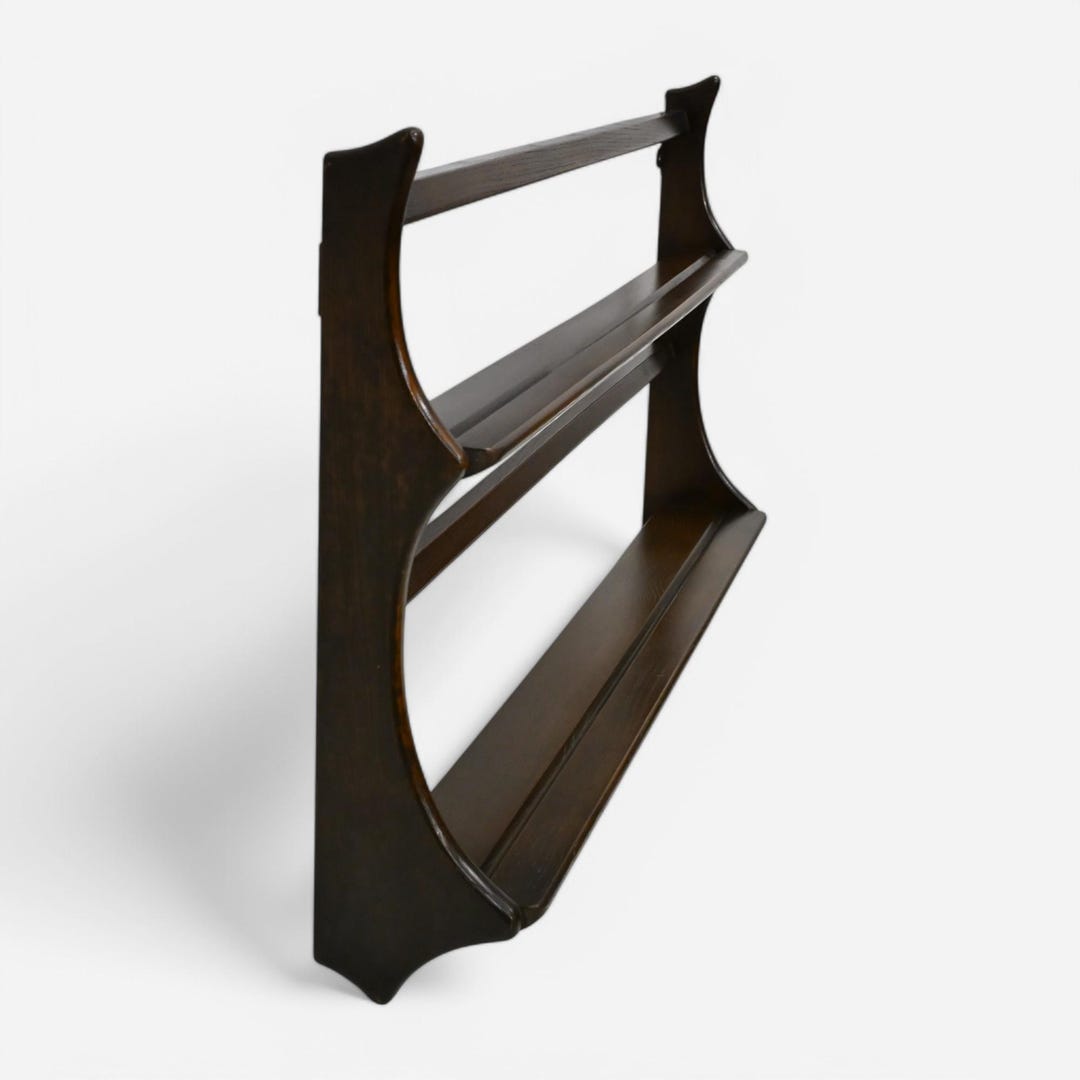 Ercol Hanging Plate Rack Model 268 Plate Grooves FREE 1980s Nationwide ...