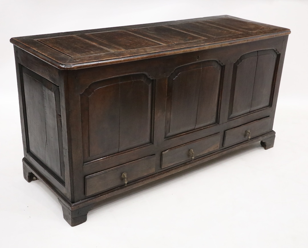 17th Century Jacobean Oak Mule Chest Blanket Box 3 Drawers FREE UK ...