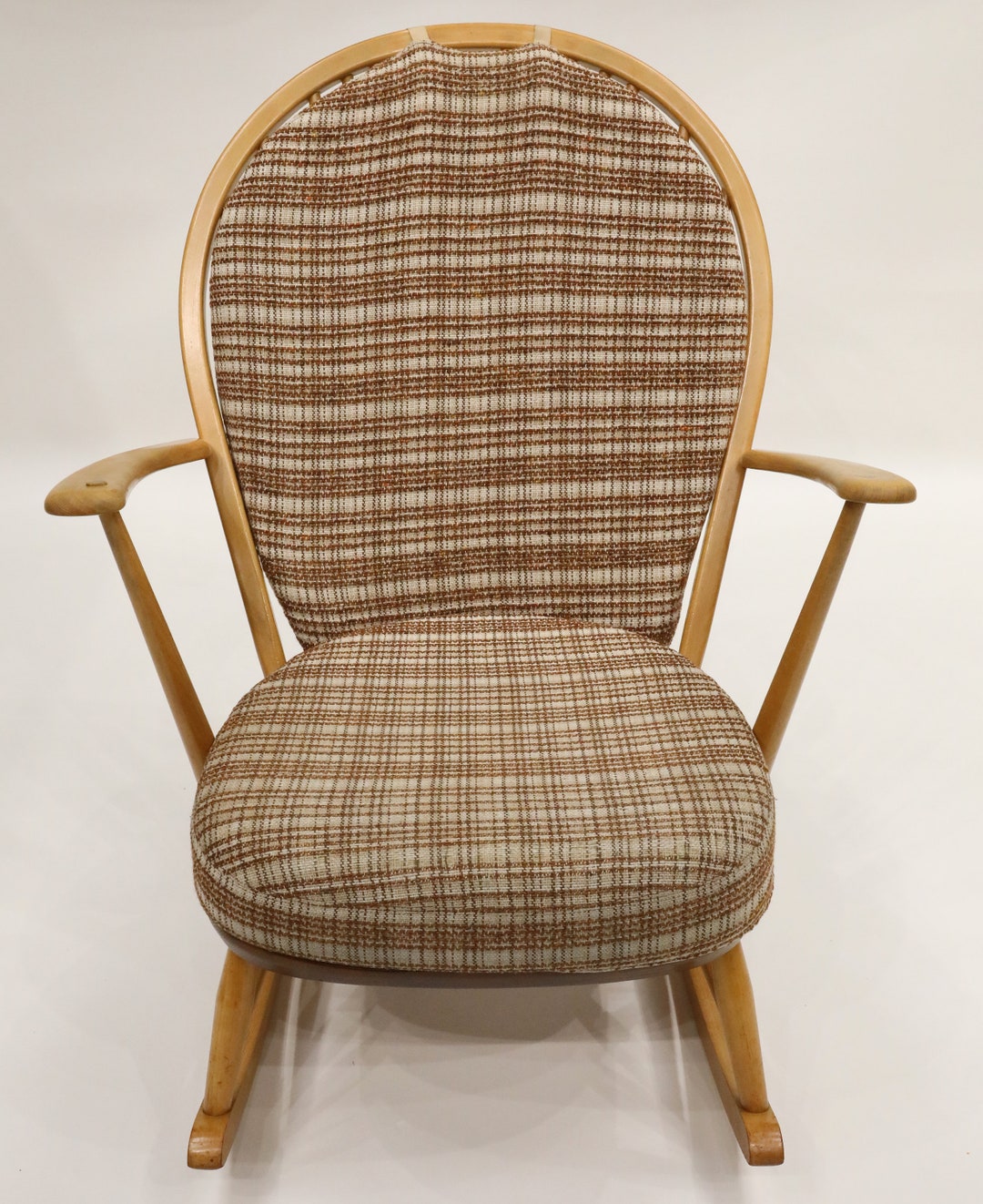 Ercol Grandfather Rocking Chair Model 315 Genuine 70s Cushions - Etsy UK