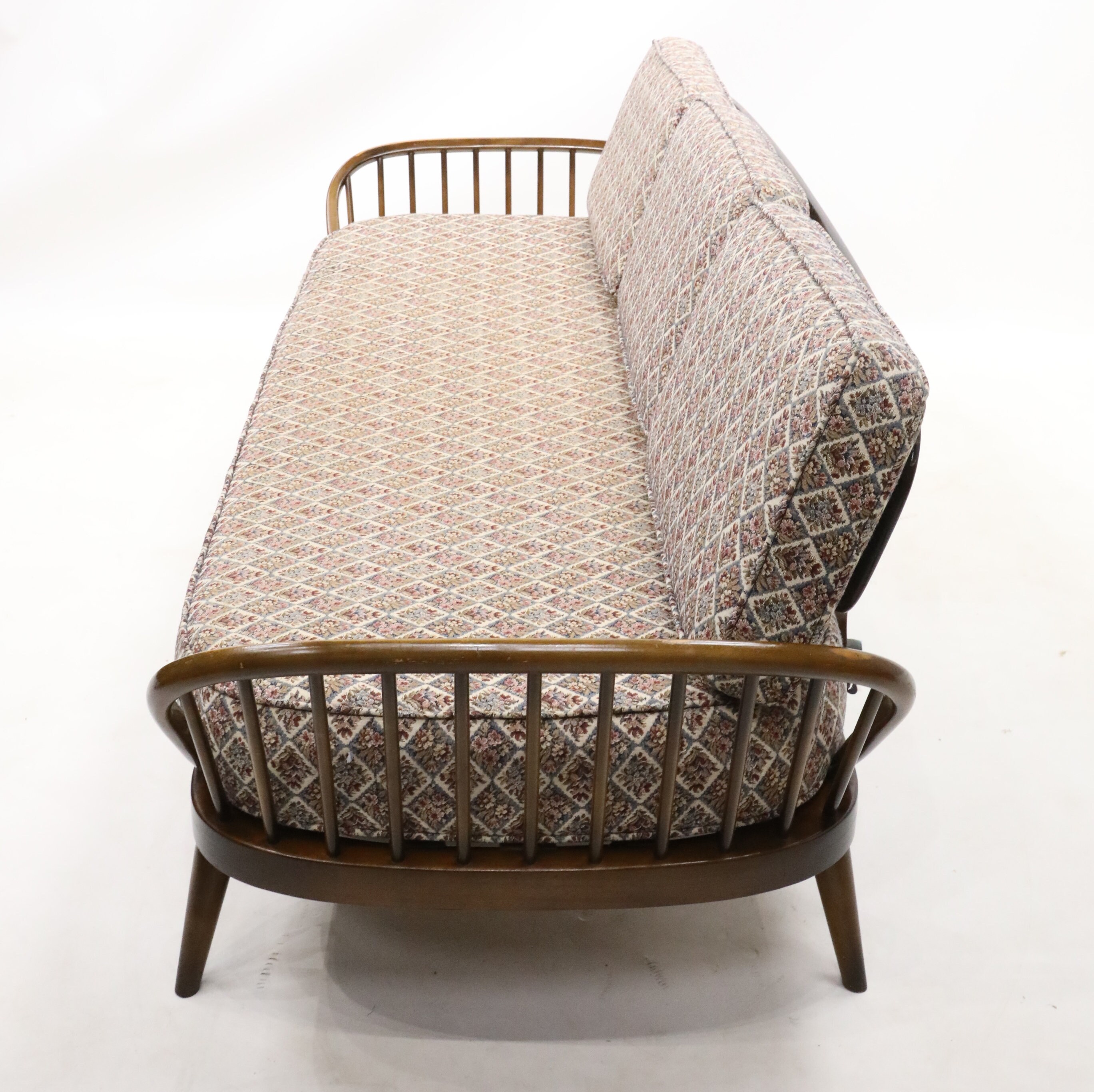 Ercol Studio Couch Day Bed 1970 Blue Label Very Good Upholstery FREE UK ...