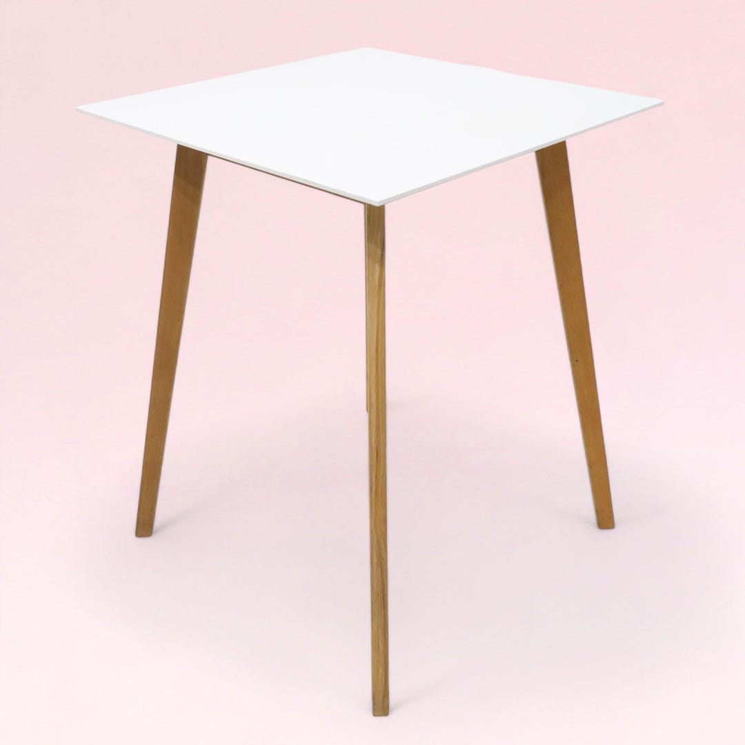Tall Small Square Social Table 80cm X 80cm X 95cm Modern FREE Delivery ...