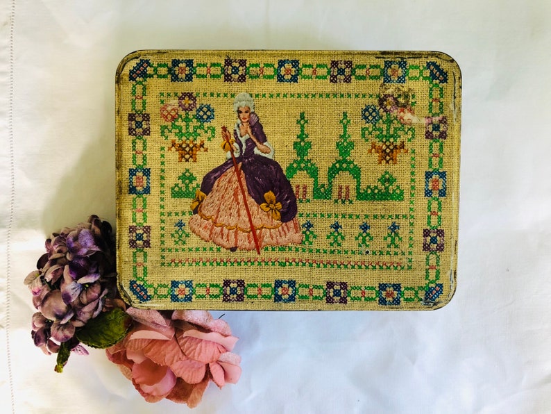 CRINOLINE LADY TIN Box - Etsy