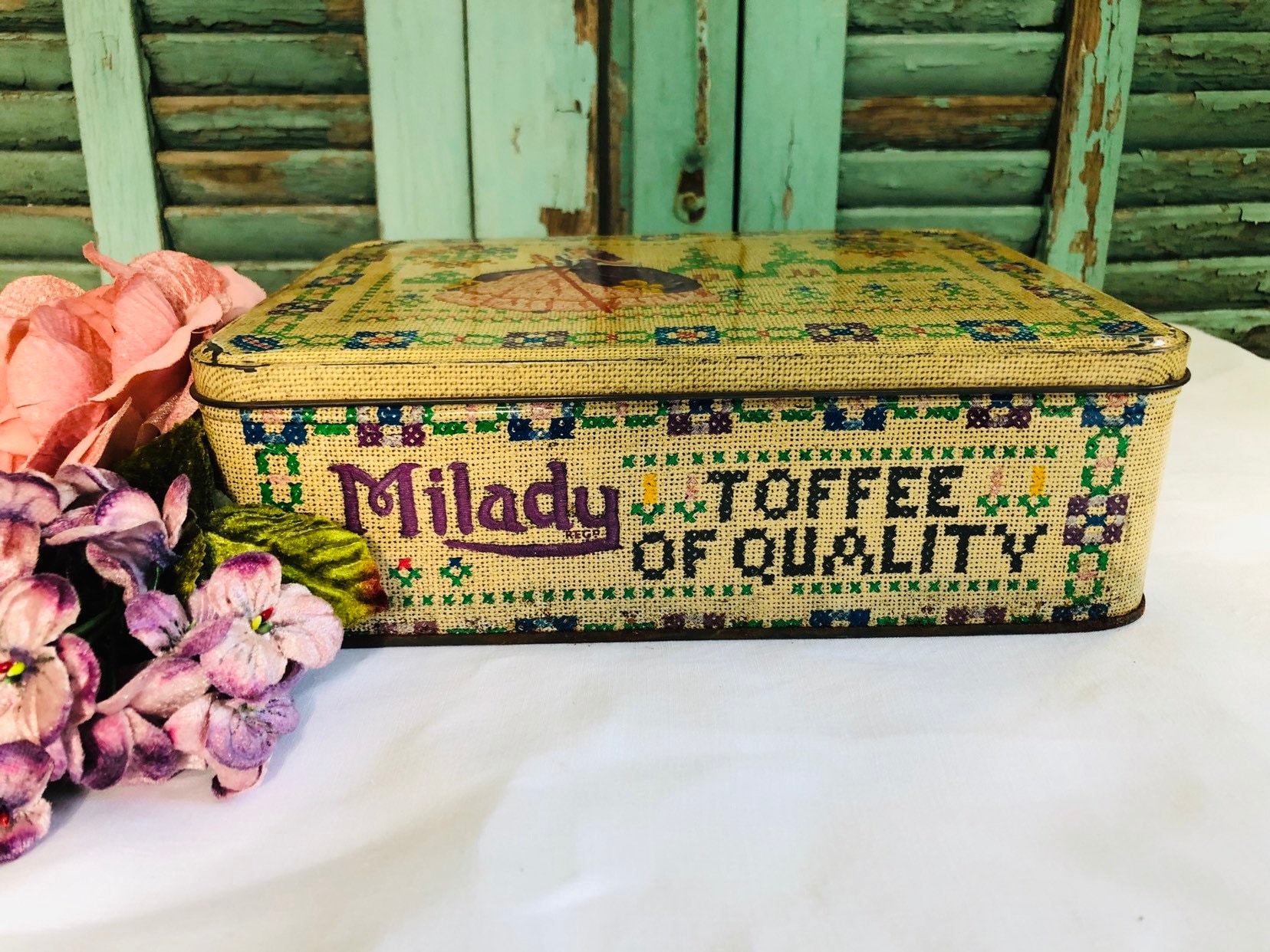 CRINOLINE LADY TIN Box - Etsy