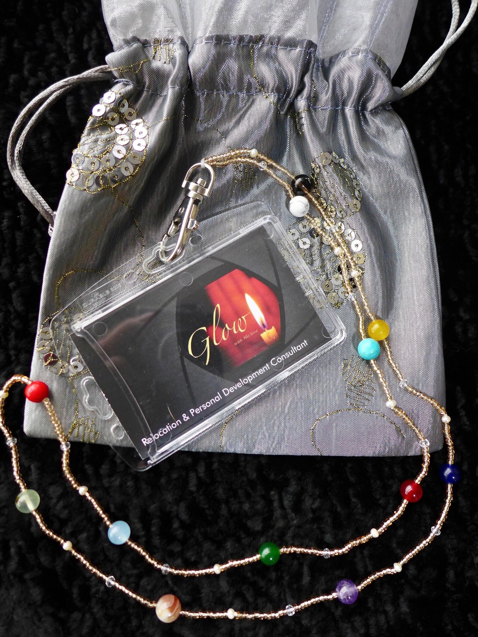 Revelations Holy City Heavenly Jewels ID Badge Necklace/semi-precious ...