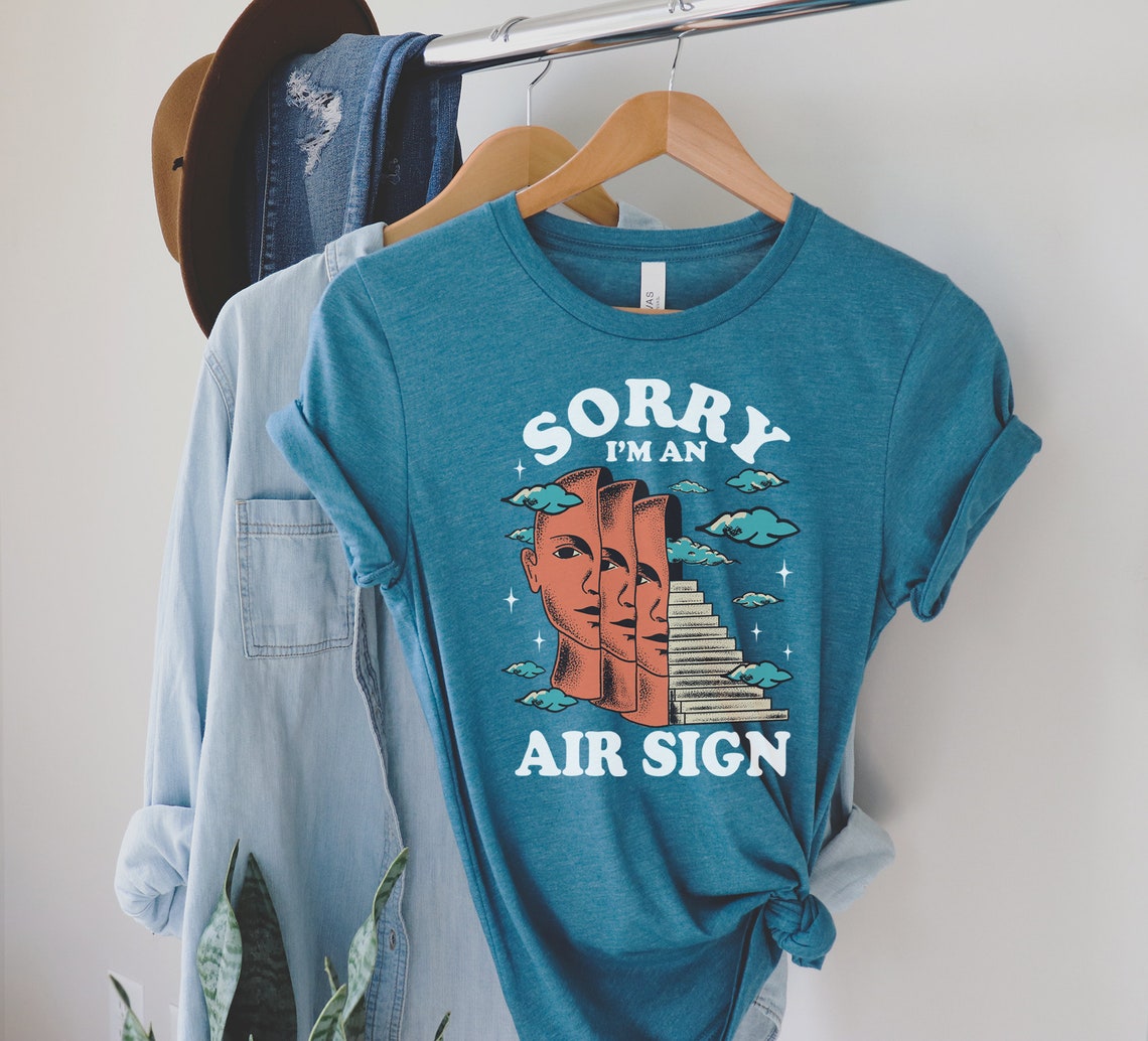 Air Sign Shirt Zodiac Sign Shirt Astrology Tee Gemini - Etsy
