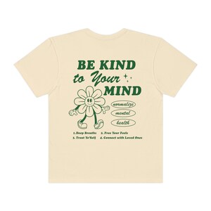 Be Kind to Your Mind Shirt Anxiety Shirt Therapist Shirt Therapy Shirt ...