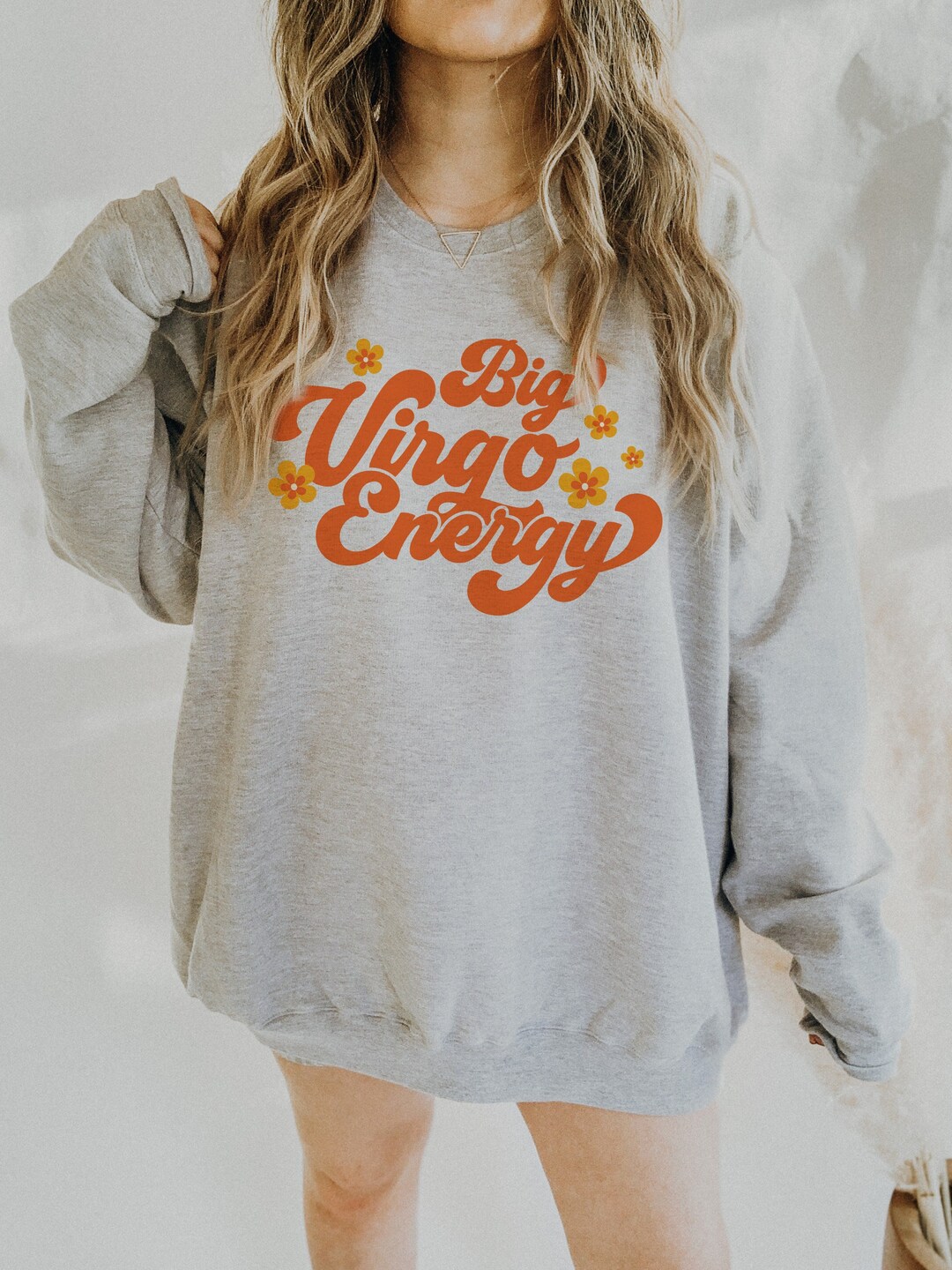 Big Virgo Energy Sweatshirt Zodiac Sweatshirt Astrology Sweatshirt ...