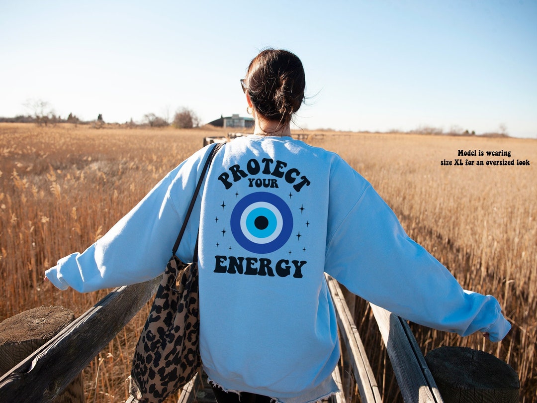Evil Eye Sweatshirt All Seeing Eye Witchy Sweatshirt Preppy Sweatshirt ...