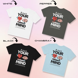 Be Kind to Your Mind Shirt Anxiety Shirt Therapist Shirt Therapy Shirt ...