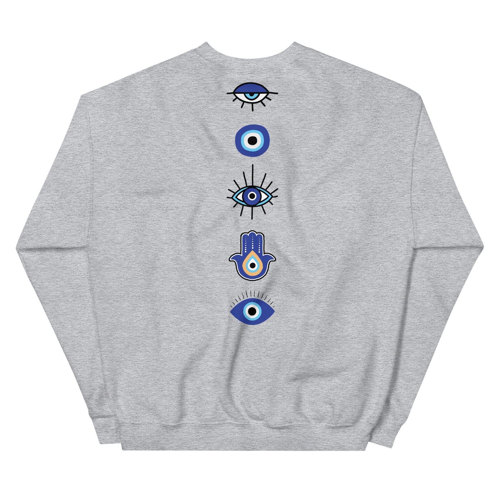 Evil Eye Sweatshirt All Seeing Eye Witchy Sweatshirt Preppy Sweatshirt ...