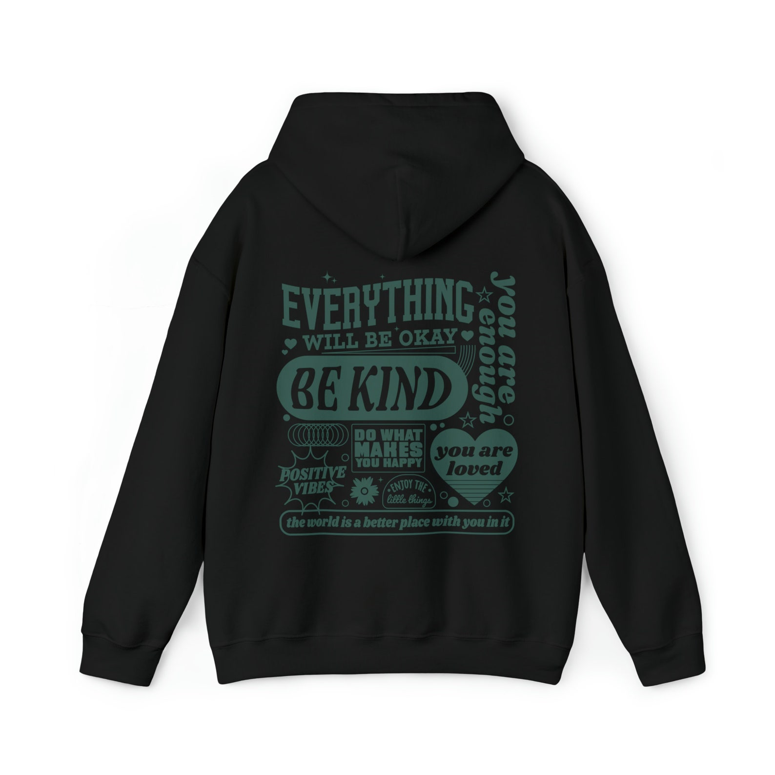 Everything Will Be Okay Hoodie Aesthetic Mental Health Retro Hoodie ...