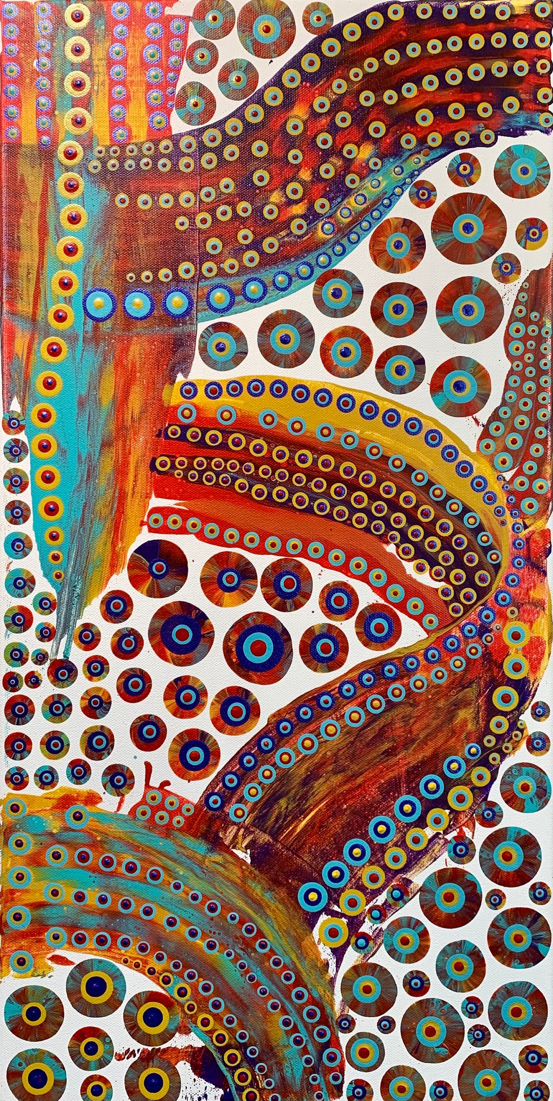 Gravity Abstract Dot Art by Marti Reckless Simmons - Etsy