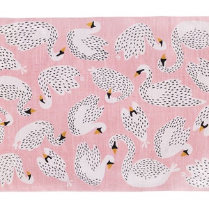 Pink Swan Rug, Nursery Rug, Pink Rug, Girl's Room Rug, Kids Rug, Gift ...