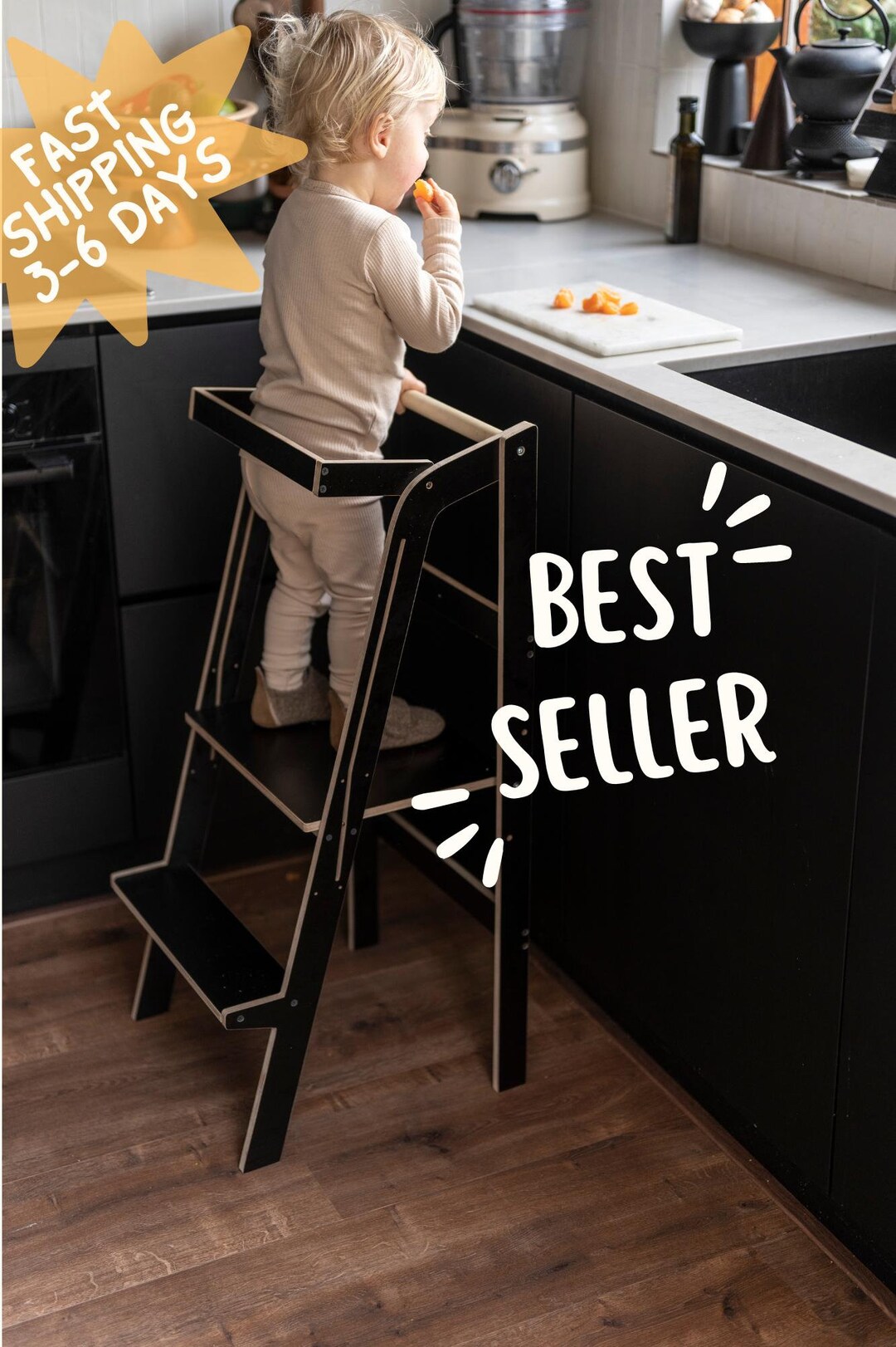 Folding Helper Tower, Super THIN Foldable Tower, Adjustable Height ...