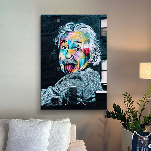 Albert Einstein Canvas Print - Etsy