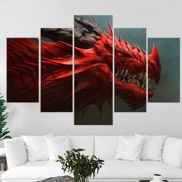 Dragon Wall Art - Etsy
