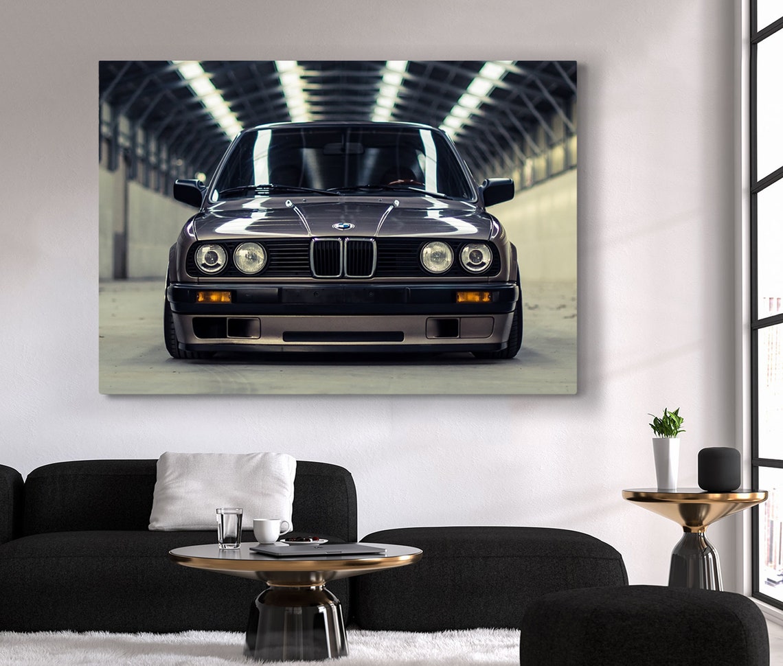 Car Wall Art BMW Canvas Art 5 Panels BMW Wall Art Black BMW - Etsy
