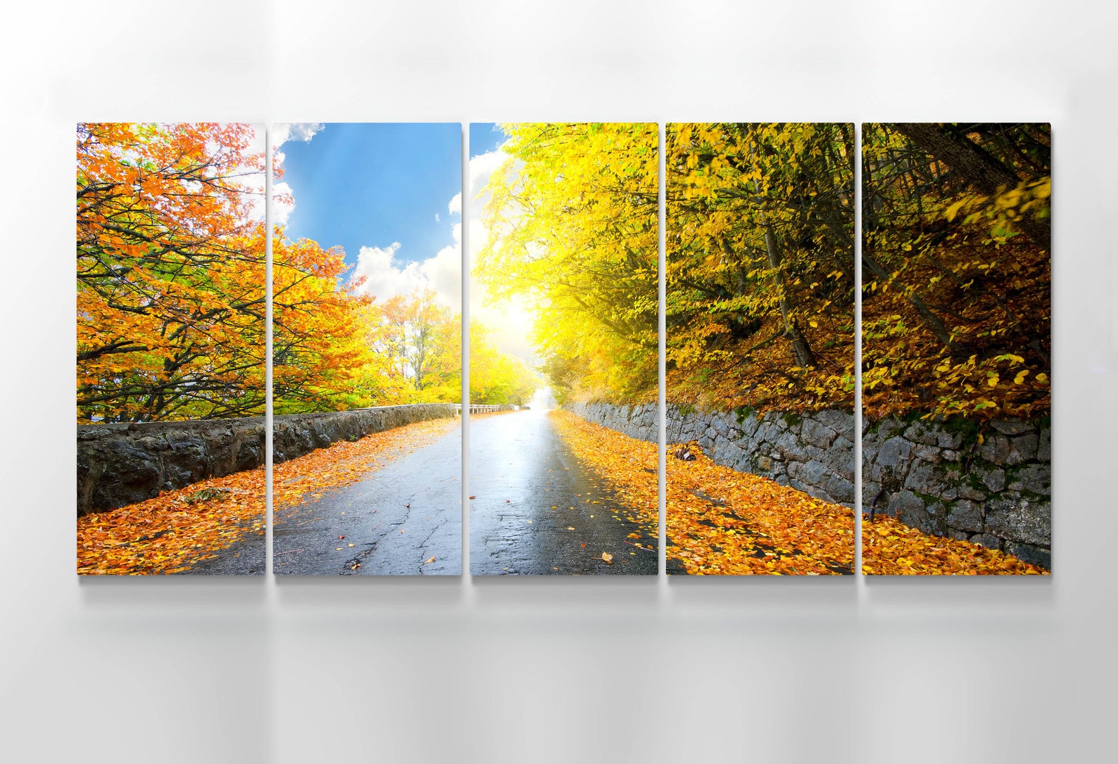 Autumn Leaves Wall Art Decor Landscape Wall Art Autumn Wall - Etsy