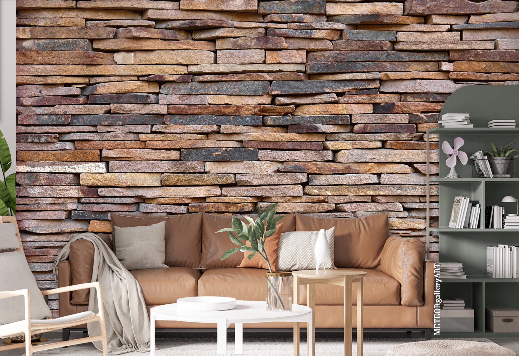 Wallpaper Slab Granite Background Slate Stone Wall Wall | Etsy