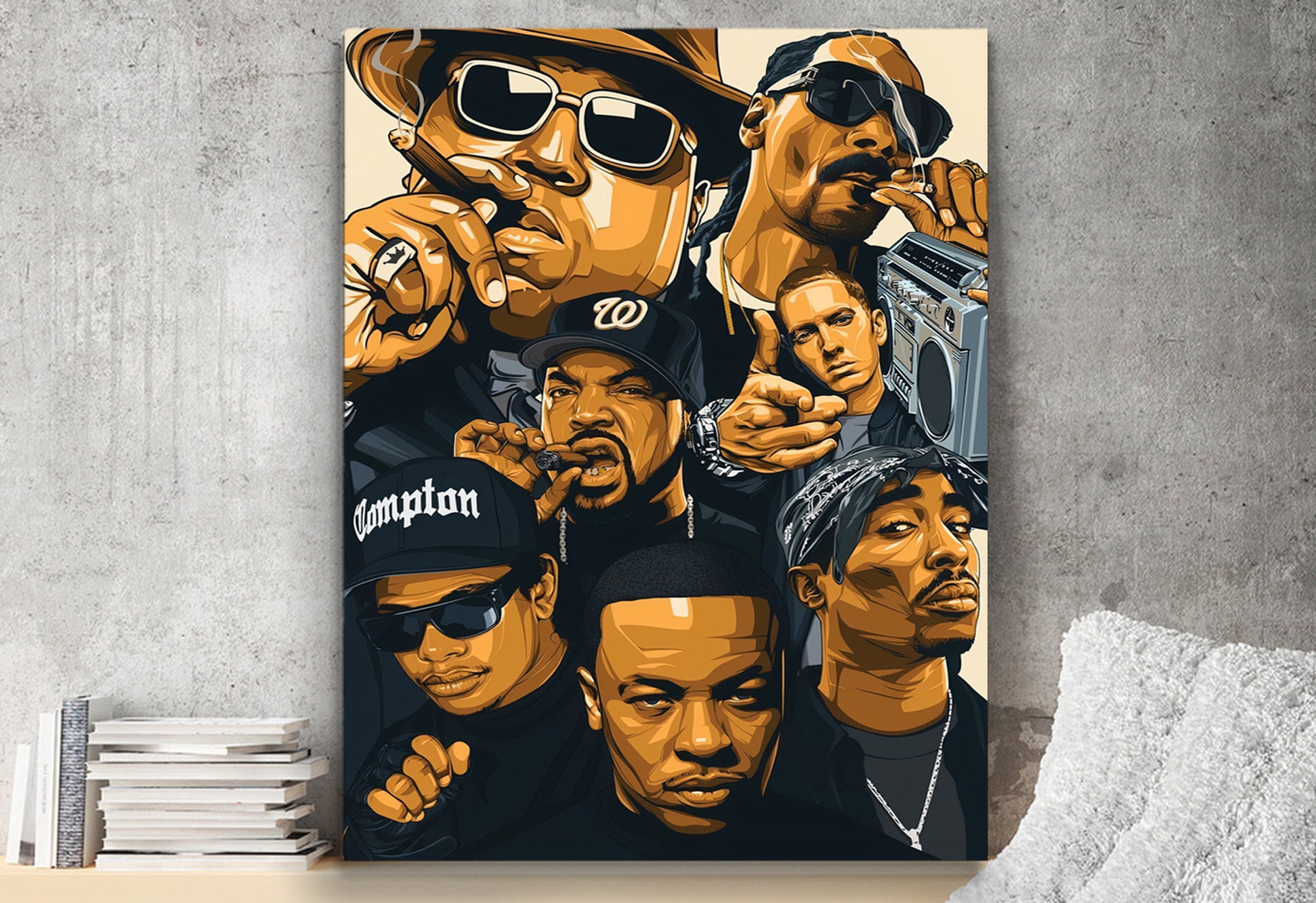 Tupac And Biggie Painting