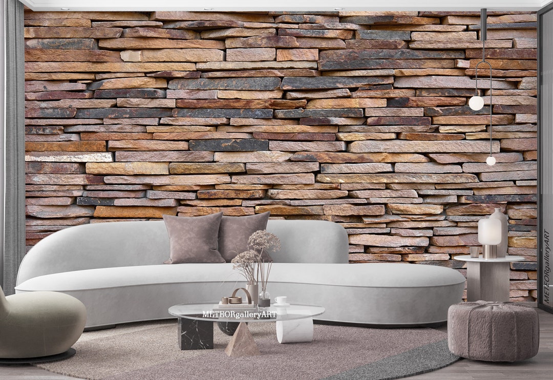 Wallpaper Slab Granite Background Slate Stone Wall Wall - Etsy