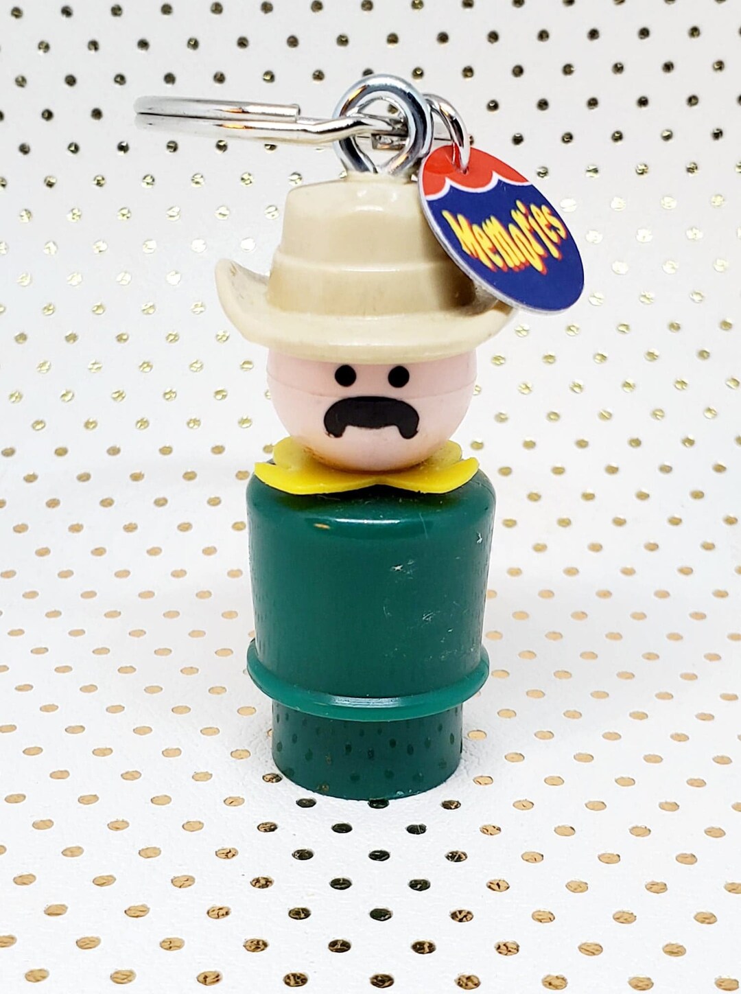 Zookeeper Little People Keychain Zookeeper Little People, Zoo Keychain ...