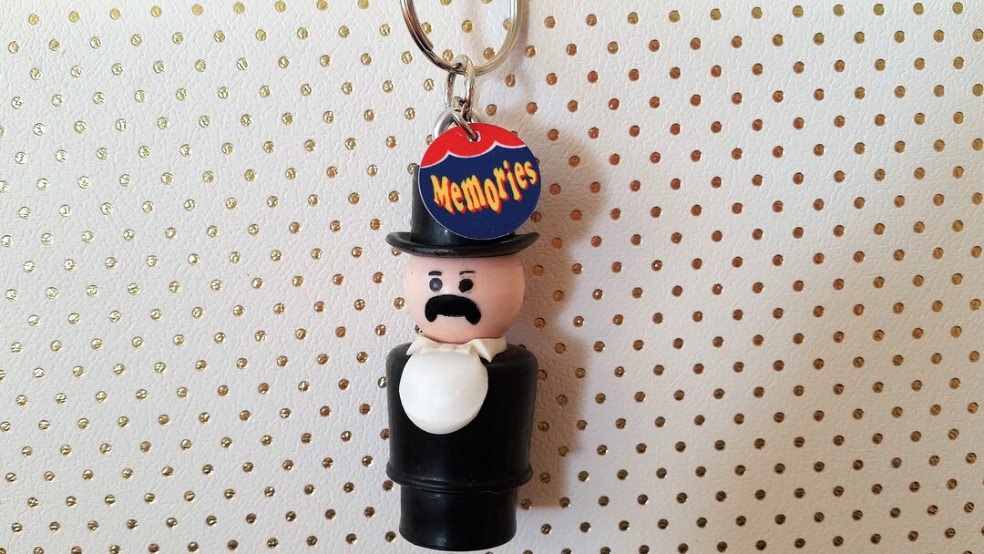 Little People Keychain, Ringmaster Key Chain, Vintage FP Little People ...