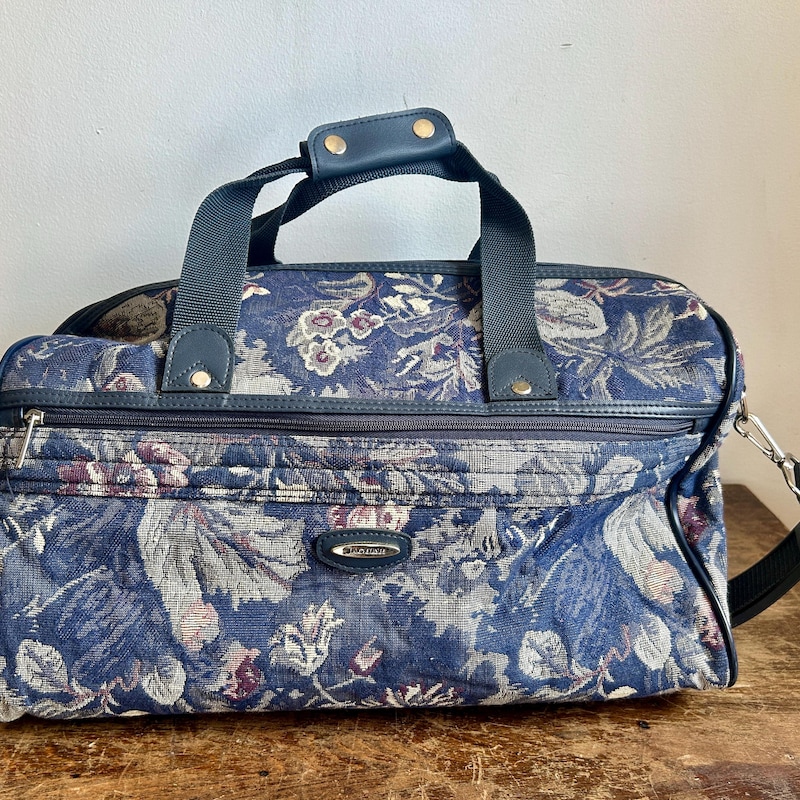 Vintage Carpet Satchel - Etsy