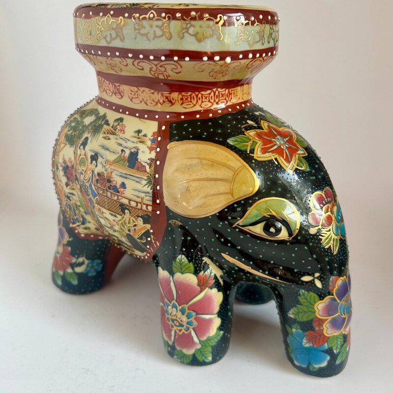 Porcelain Elephant - Etsy
