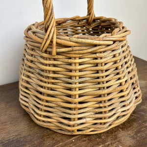 Rustic Vintage Basket | Cottagecore Basket | Tisket-a-tasket - Etsy