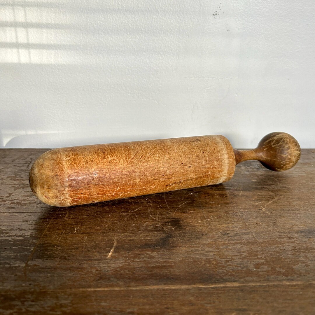 Antique Wooden Pestle | Tea, Herb & Spice Grinder | Antique Kitchen - Etsy