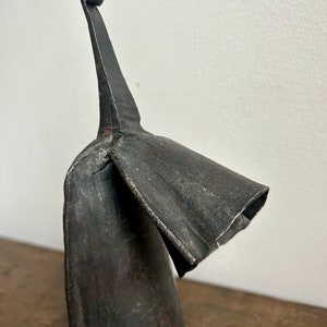 Vintage West African Gankogui Forged Iron Double Percussion Gong From ...