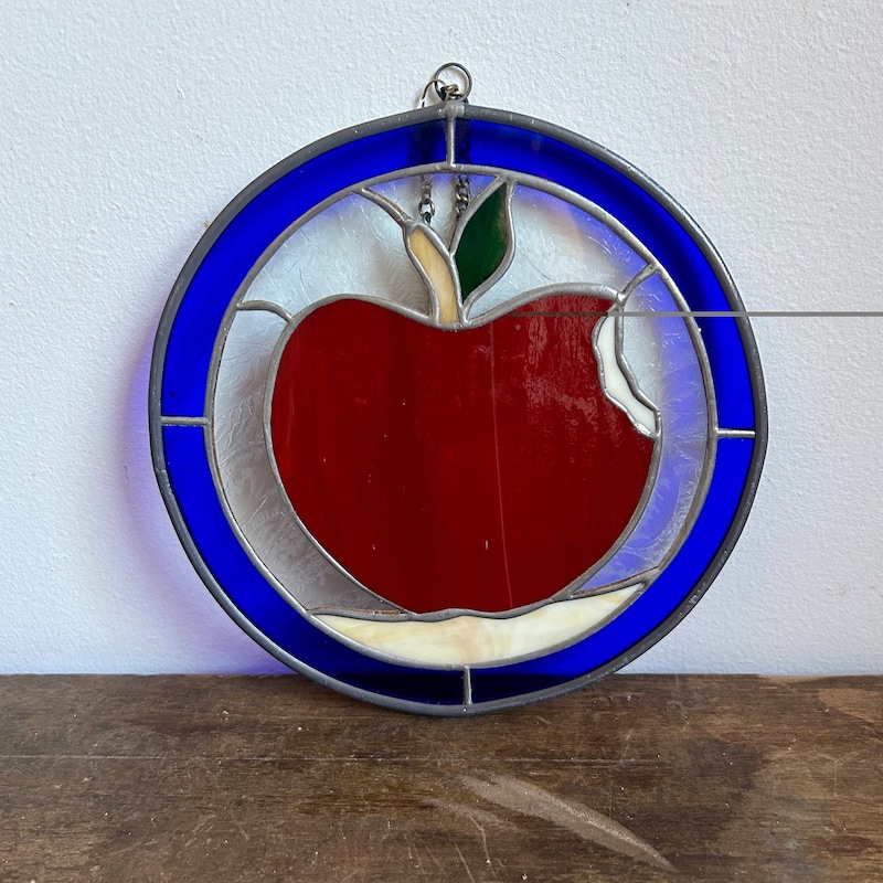 Vintage Glass Apples - Etsy