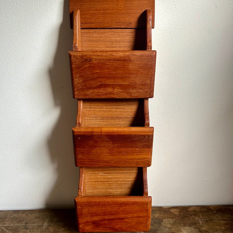 Wood Mail Organizer - Etsy