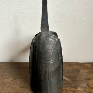 Vintage West African Gankogui Forged Iron Double Percussion Gong From ...