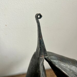 Vintage West African Gankogui Forged Iron Double Percussion Gong From ...