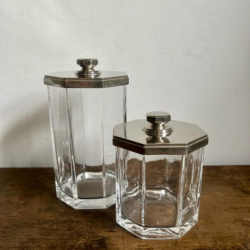 Glass Dresser Set - Etsy