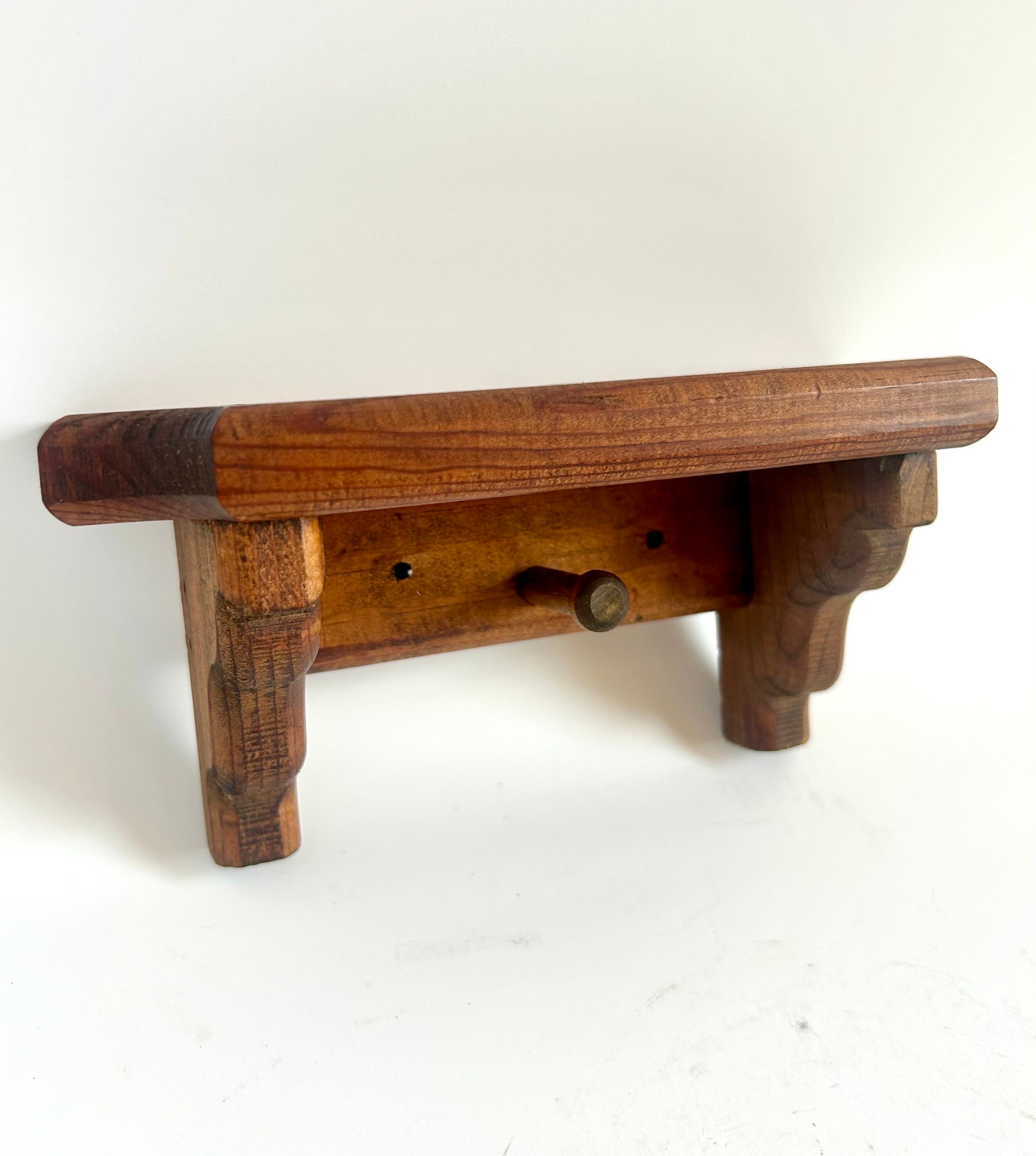 Vintage Rustic Wood Shelf Farmhouse Shelf Small Wooden Shelf Wall Decor ...