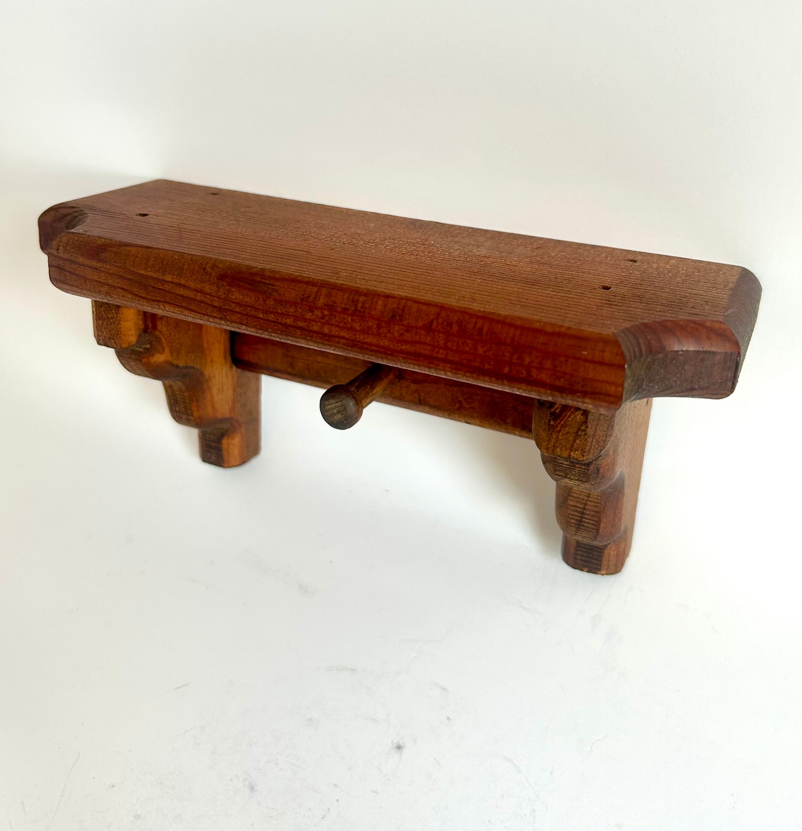 Vintage Rustic Wood Shelf Farmhouse Shelf Small Wooden Shelf Wall Decor ...