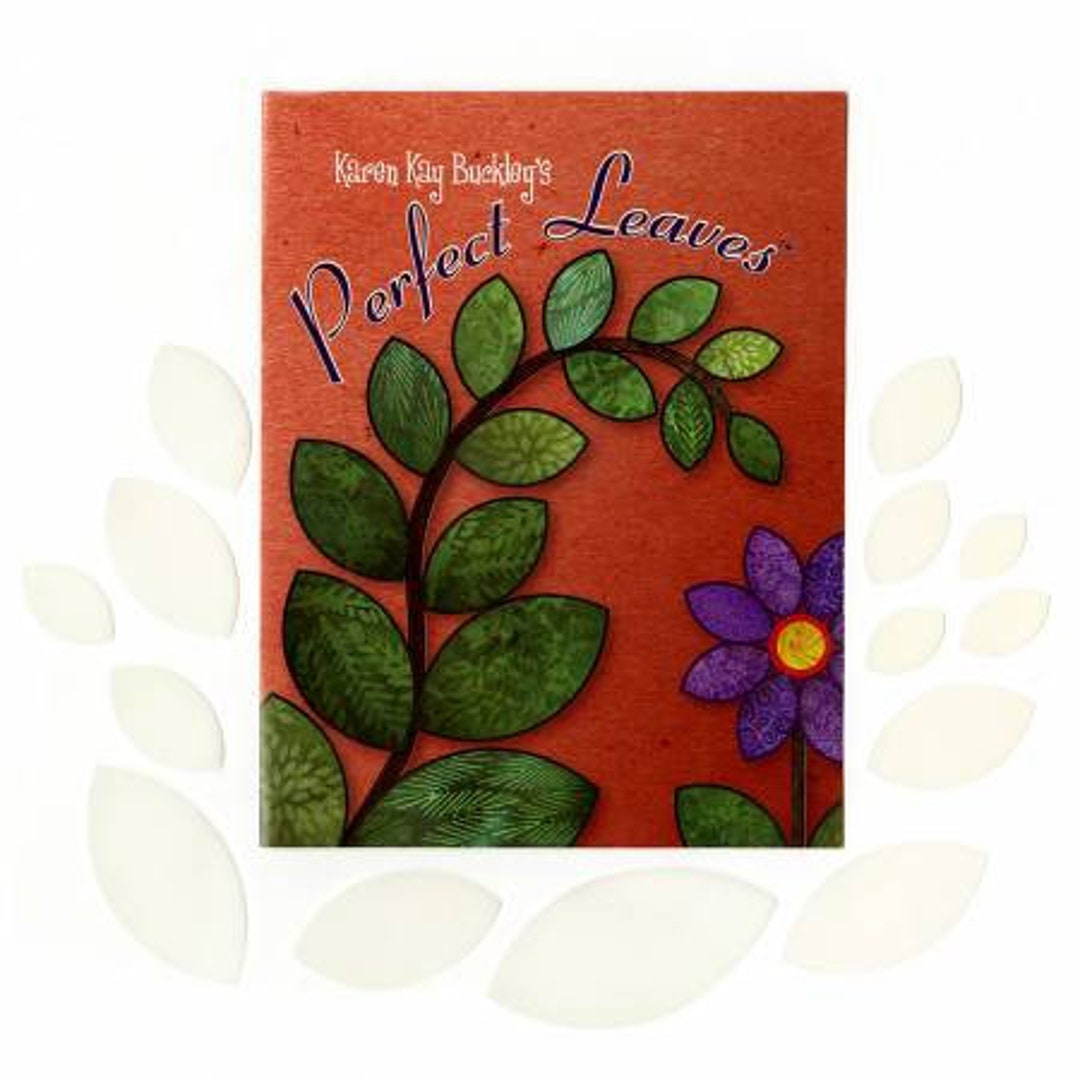 Perfect Leaves Applique Template KKB026 - Etsy