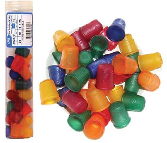 One Rubber Thimble Choose Color and Size - Etsy